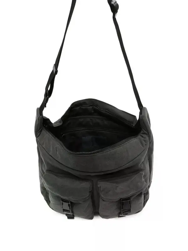 JUUN.J Buckle-fastening Multi-pocket Shoulder Bag