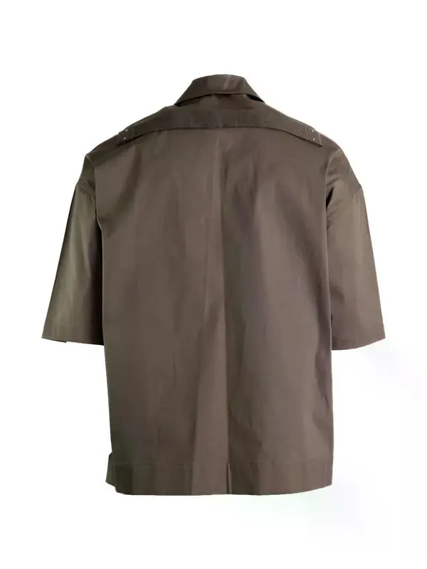 Rick Owens Short-sleeved Flap-pockets Shirt