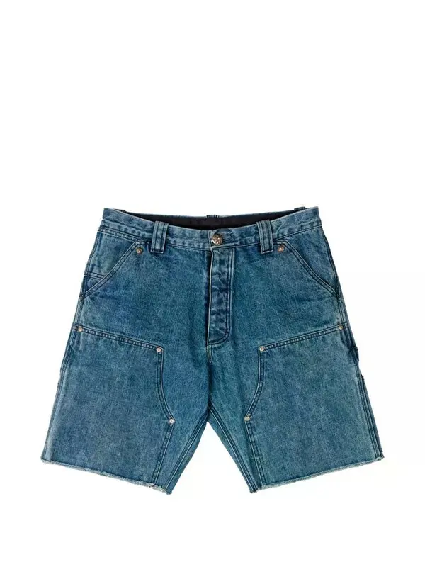 Chrome Hearts Double-knee Denim Shorts