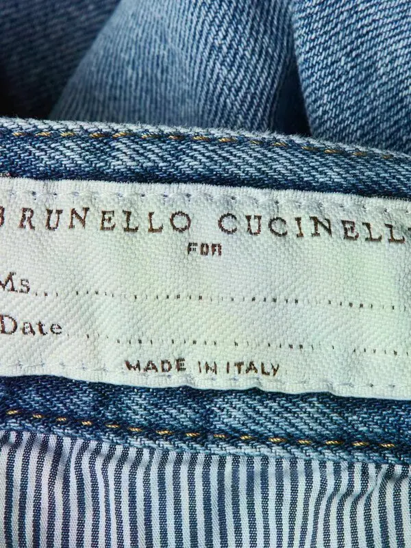 Brunello Cucinelli Loose Fit Faded Effect Jeans