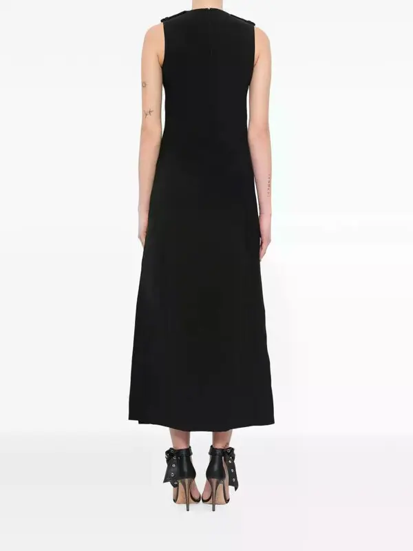 Neil Barrett Epaulette-detail Maxi Dress