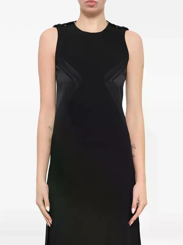 Neil Barrett Epaulette-detail Maxi Dress