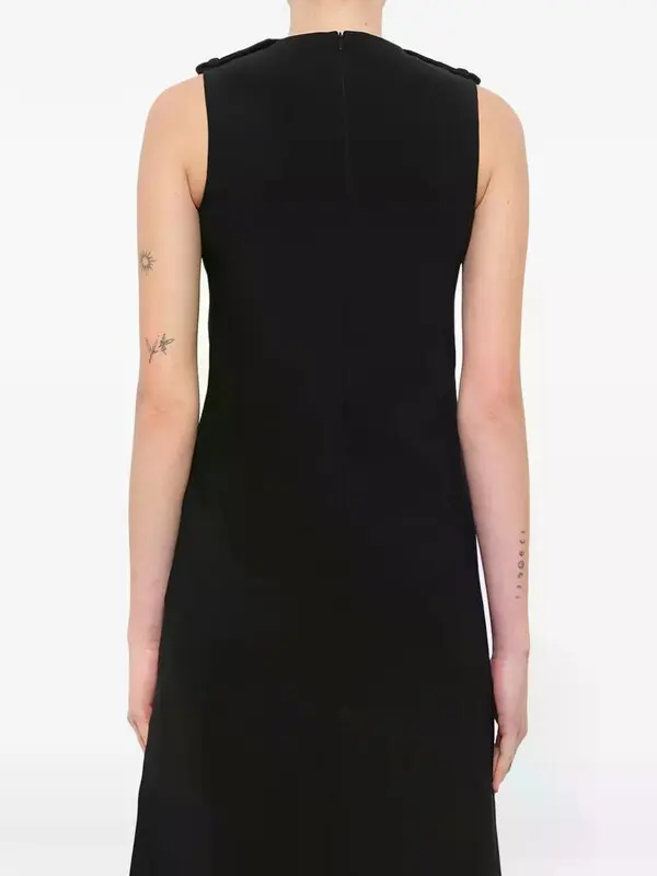 Neil Barrett Epaulette-detail Maxi Dress