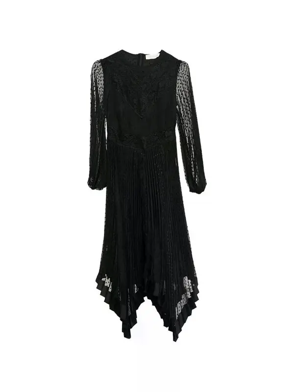 Zimmermann Lace-panel Pleated Midi