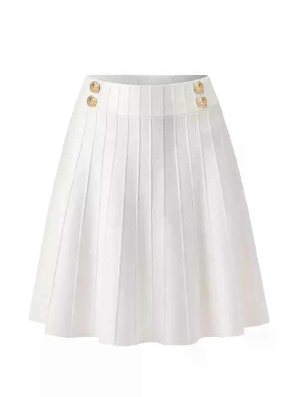Guess Emmie Button-embellished Mini Skirt - White
