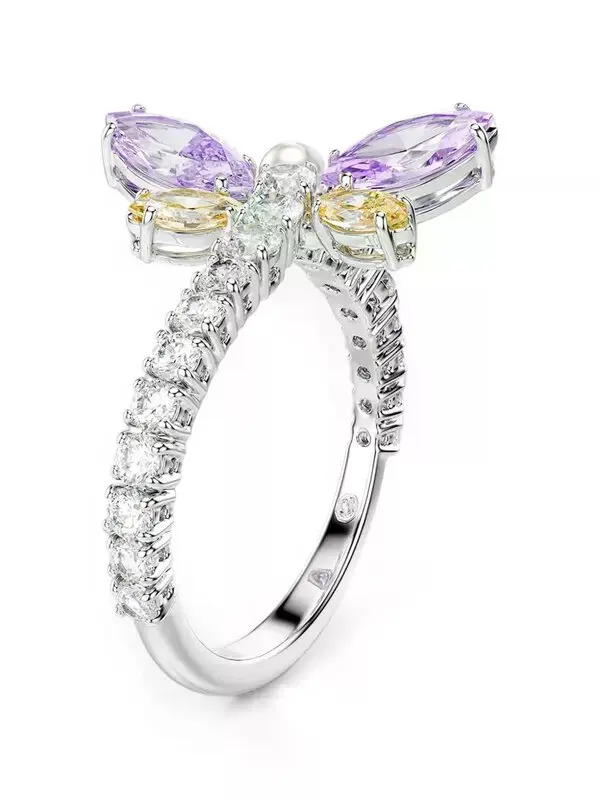 SWAROVSKI X Ariana Grande Crystal-embellished Butterfly-motif Ring