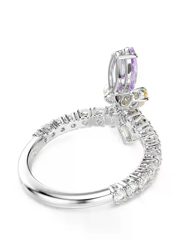 SWAROVSKI X Ariana Grande Crystal-embellished Butterfly-motif Ring