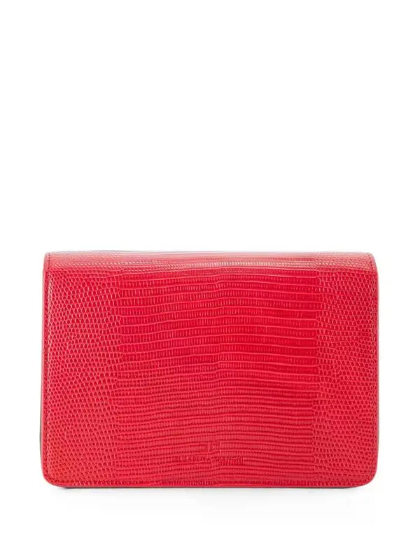 Elisabetta Franchi Lizard-effect Chain-strap Shoulder Bag