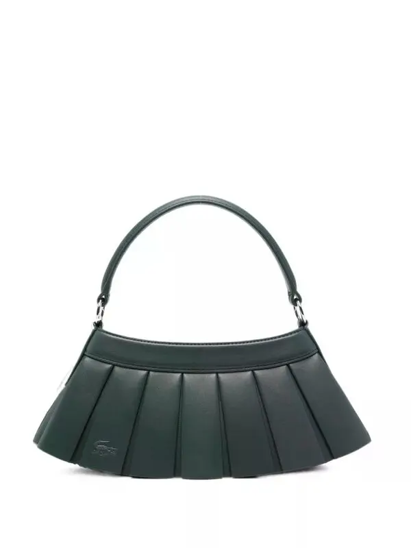 Lacoste Pleated Logo-embossed Tote Bag