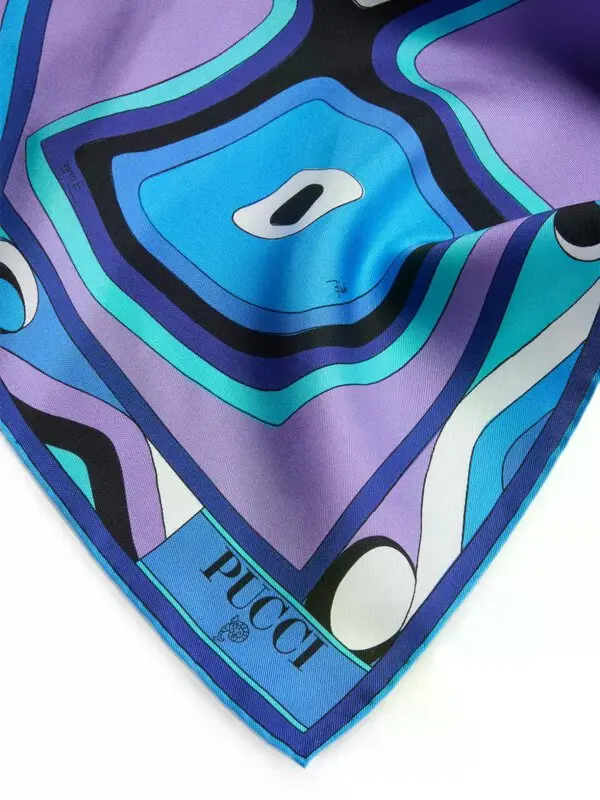 Emilio Pucci Bongo-print Silk Carre
