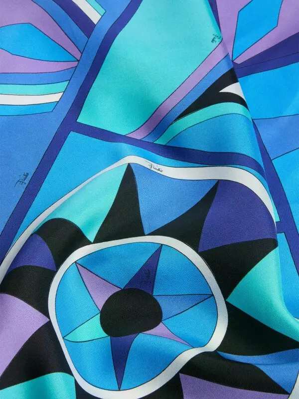 Emilio Pucci Bongo-print Silk Carre