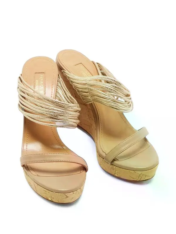 AQUAZZURA Rendez Vous Wedge Sandals