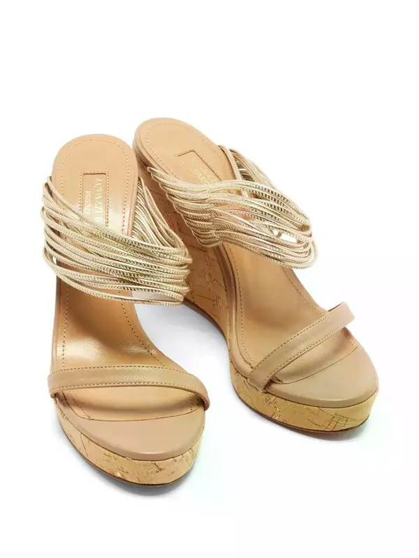 AQUAZZURA Rendez Vous Wedge Sandals