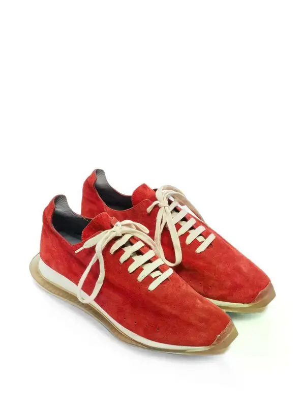Rick Owens New Minimal Suede Sneakers