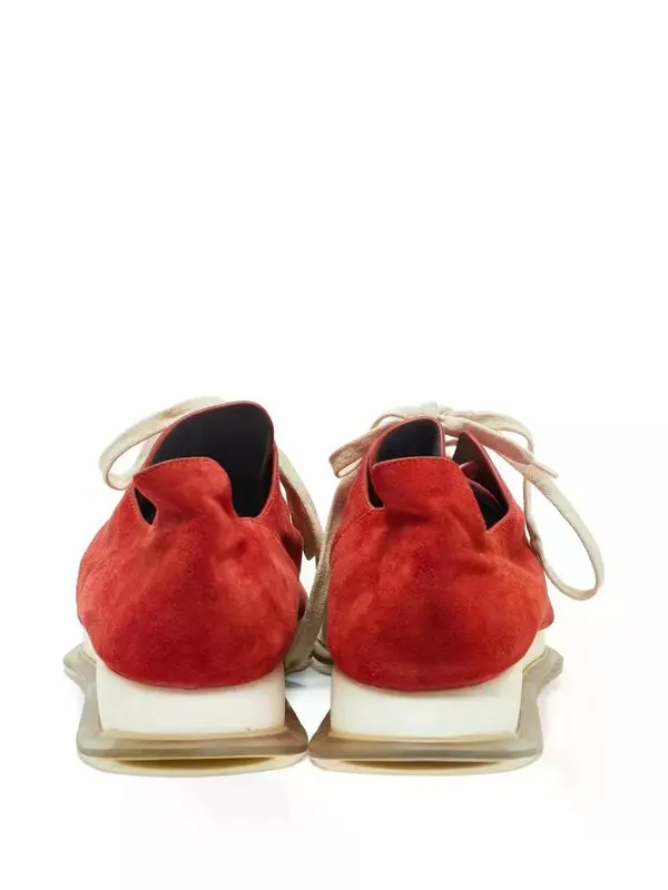 Rick Owens Suede Sneakers With Extended Tongue