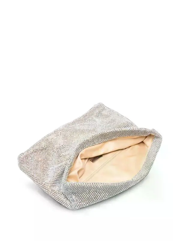 TWENTY FOURHAITCH Dunham Crystal-embellished Foldover Clutch Bag