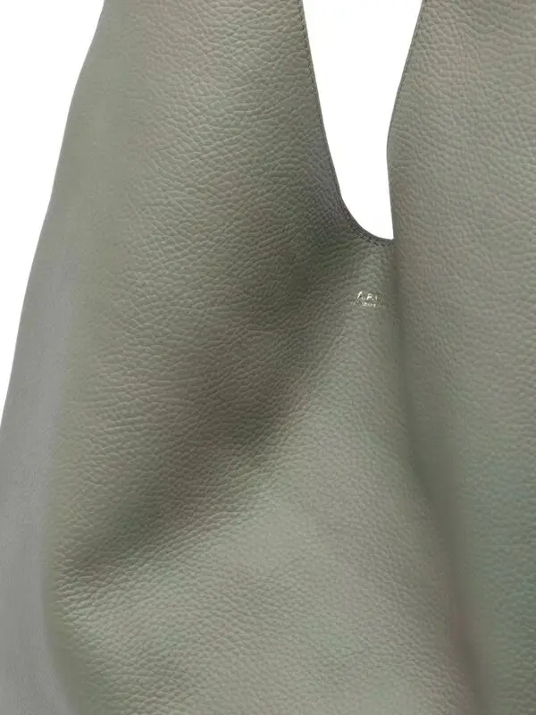 A.p.c. Neigegrained Leather Shoulder Bag