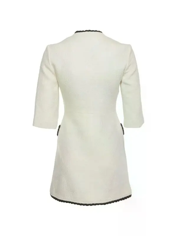 Maje Ritosio Contrast-trim Mini Dress