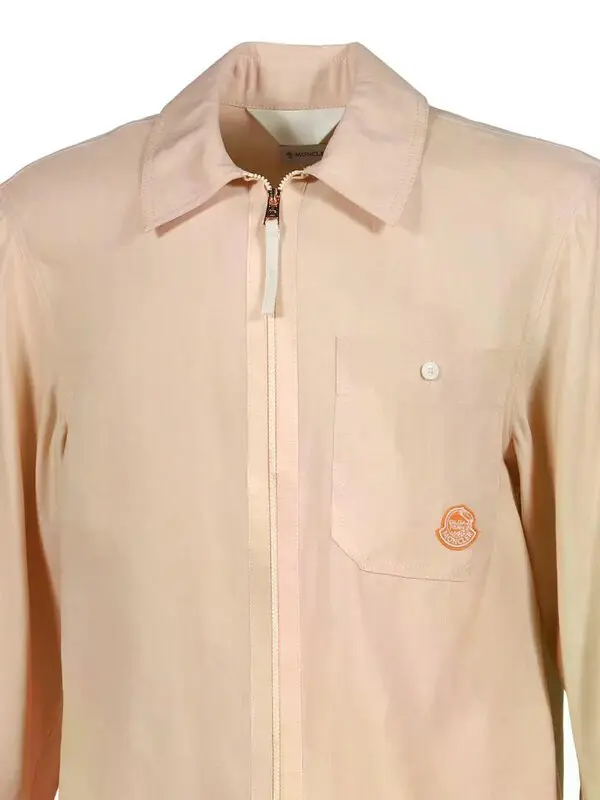 Moncler X Gilga Farm Logo-patch Zip-up Shirt