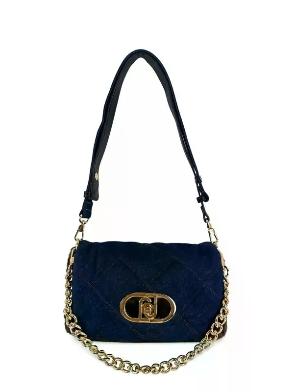 Liu Jo Leopard-print Quilted Crossbody Bag - Blue