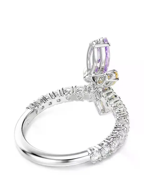 SWAROVSKI X Ariana Grande Butterfly-motif Crystal-embellished Ring