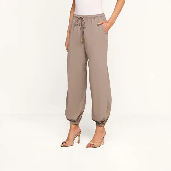 L'Agence Mariko Jogger Pants With Zip Cuffs - Light Cardamom
