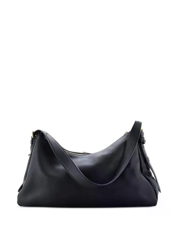 Prada Aimee Leather Medium Hobo Bag - Black