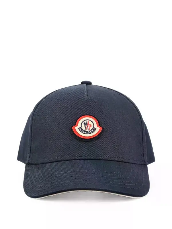 Moncler Logo-patch Baseball Cap - Blue