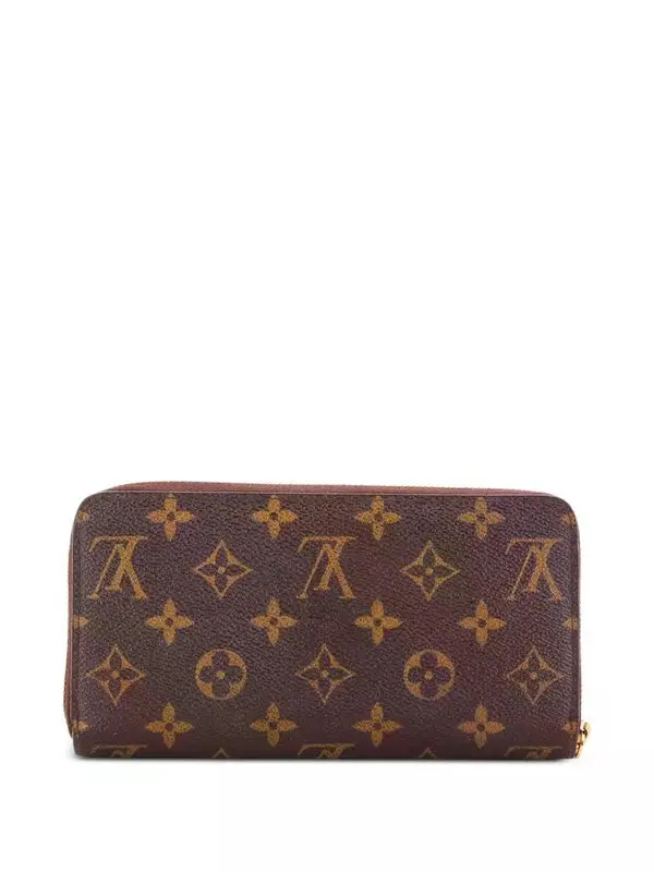 LOUIS VUITTON Zippy Wallet Monogram Canvas Small Wallets - Brown