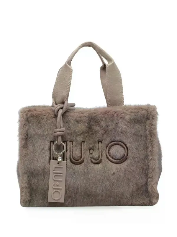 Liu Jo Logo-embroidered Tote Bag - Neutrals