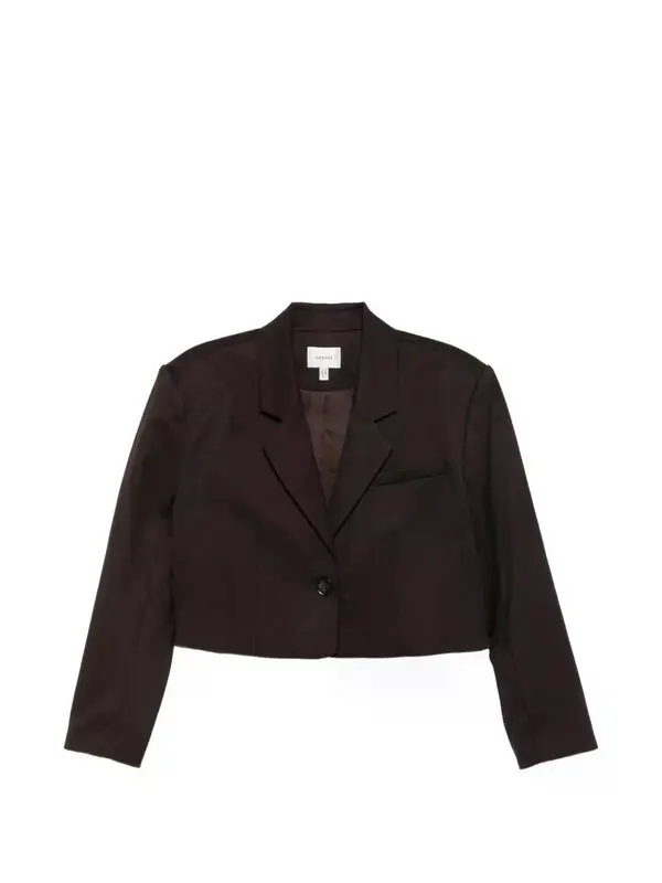 GESTUZ Cropped Single-breasted Jacket