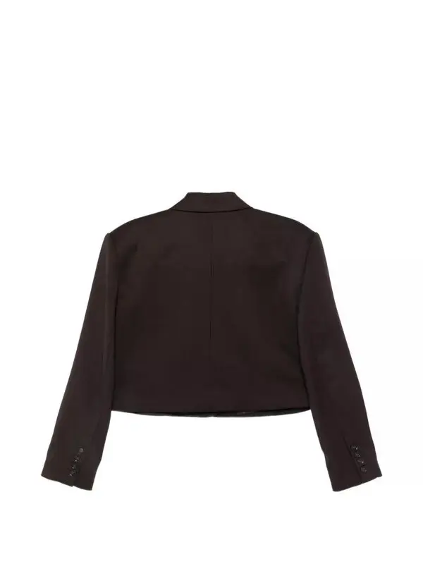GESTUZ Cropped Single-breasted Jacket