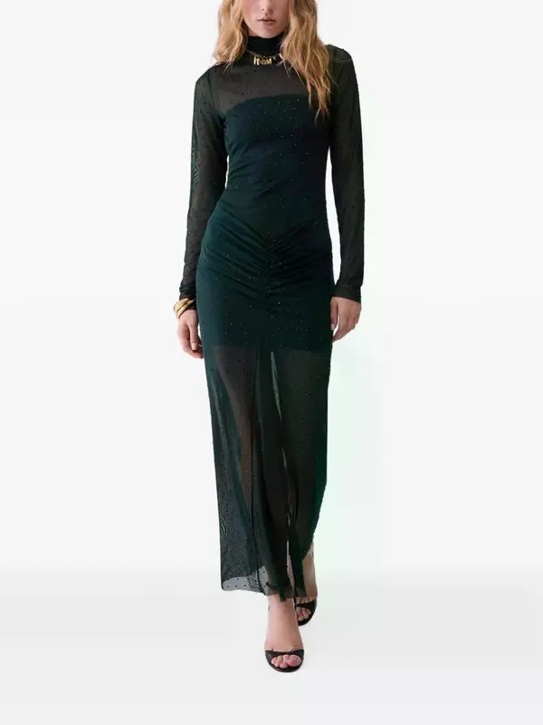 Liu Jo Long Tulle Dress With Rhinestones