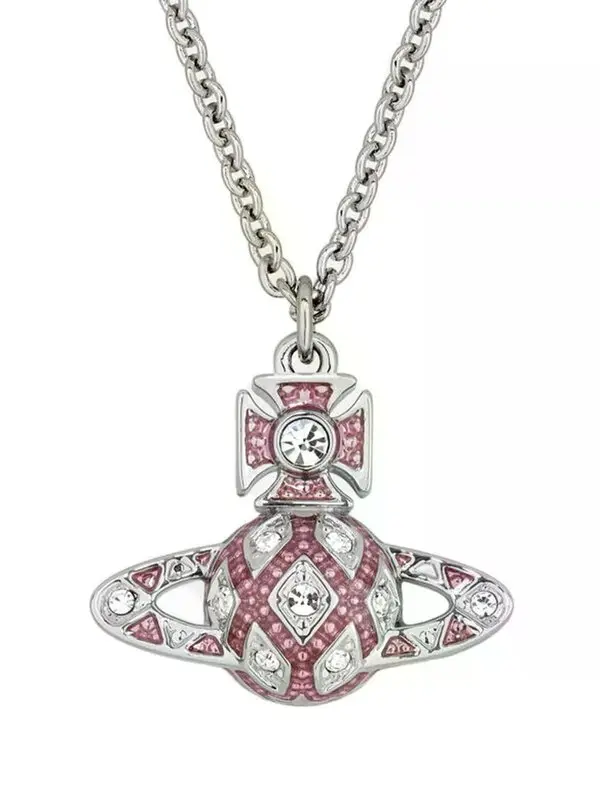 VIVIENNE WESTWOOD Rachelle Bas Relief Pendant Necklace - Silver