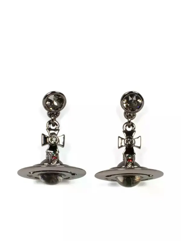 VIVIENNE WESTWOOD Orb Drop Earrings - Silver