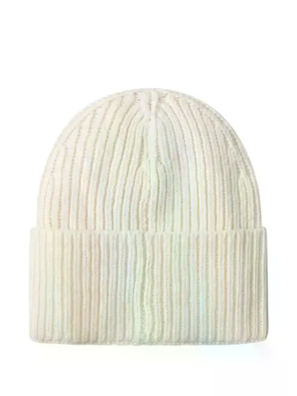 Carhartt Work In Progress Ribbed-knit Logo Patch Beanie - Neutrals