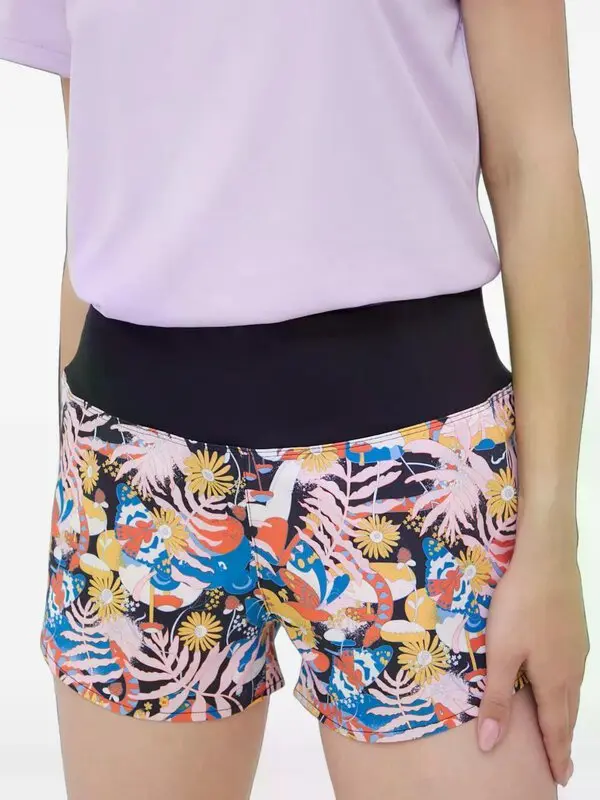 The North Face Floral Print Logo Detail Shorts