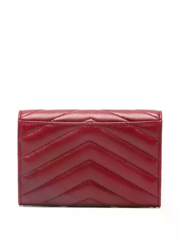 Saint Laurent Chevron Logo Wallet