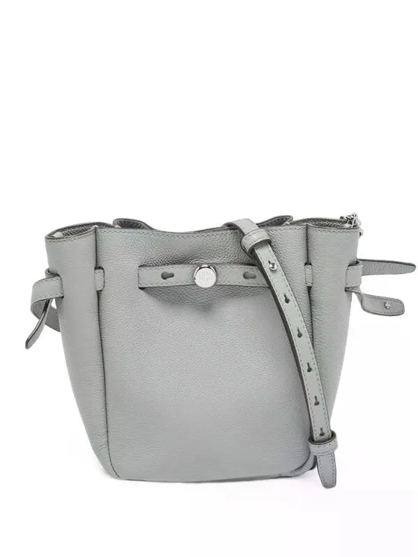 Tory Burch Mini Romy Leather Bucket Bag - Blue