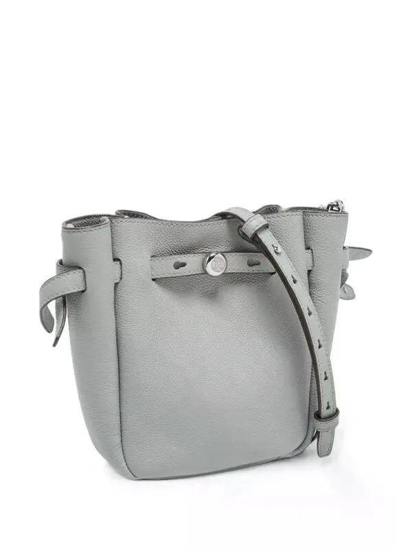 Tory Burch Mini Romy Leather Bucket Bag - Blue
