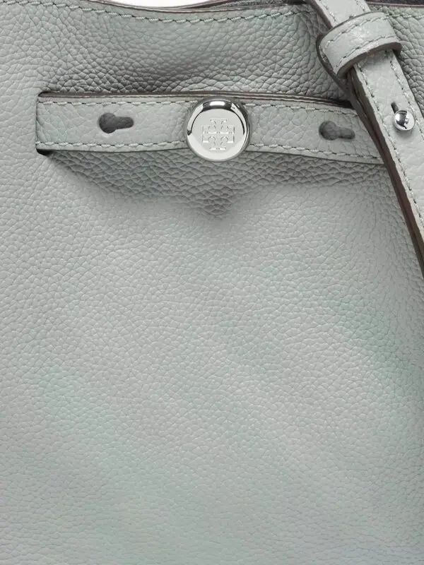 Tory Burch Mini Romy Leather Bucket Bag - Blue