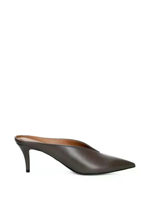 Stella McCartney Kitten Heel Mules - Brown