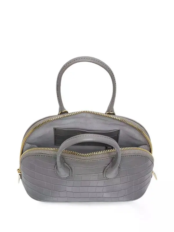 SELF-PORTRAIT Croc-embossed Leather Mini Bag