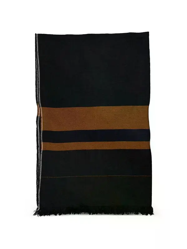 Libeco Oscar Stripe-detail Throw