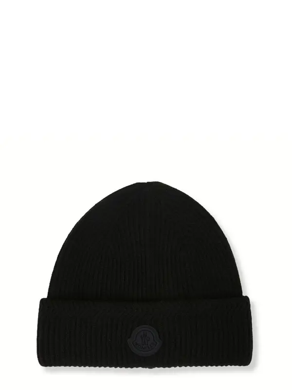 Moncler Wool Beanie - Black