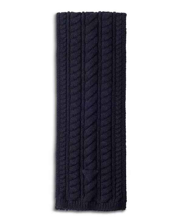 Prada Wool Scarf - Navy