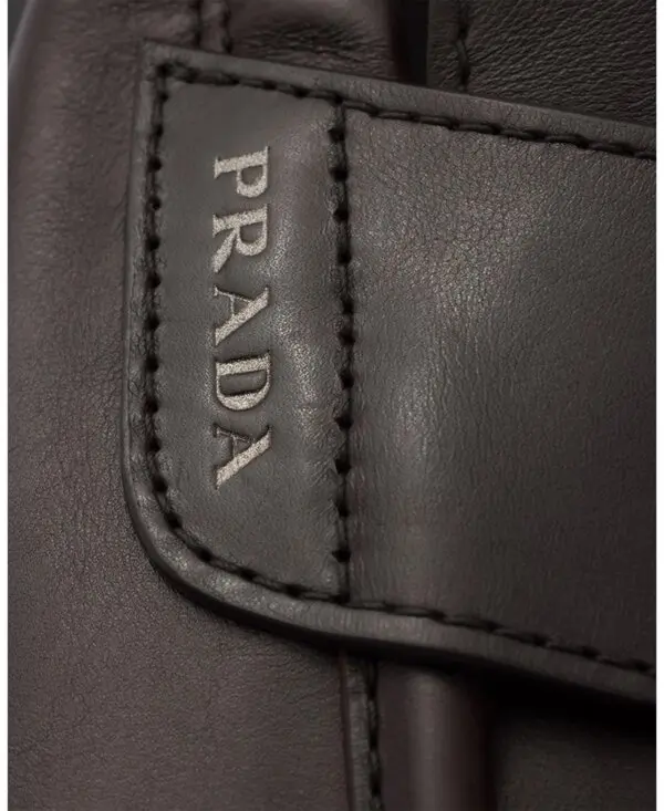 Prada Speedrock Leather Loafers - Brown