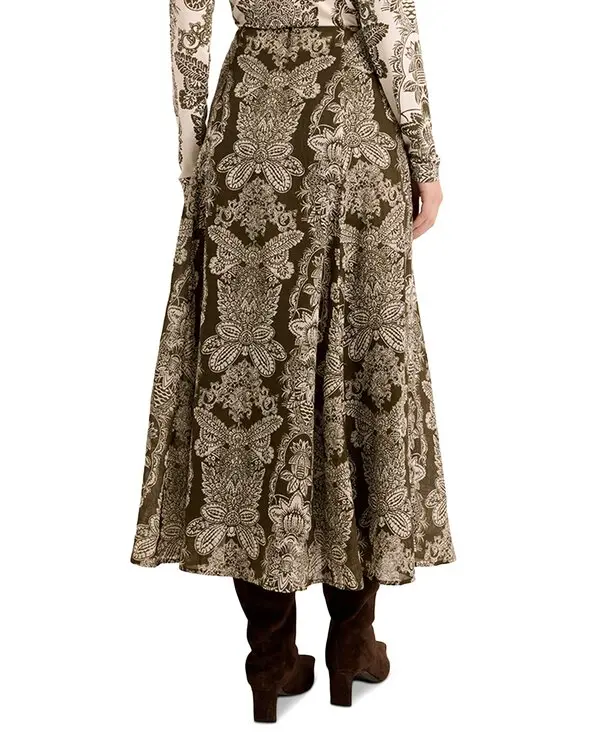 MARIE OLIVER Emryn A Line Midi Skirt