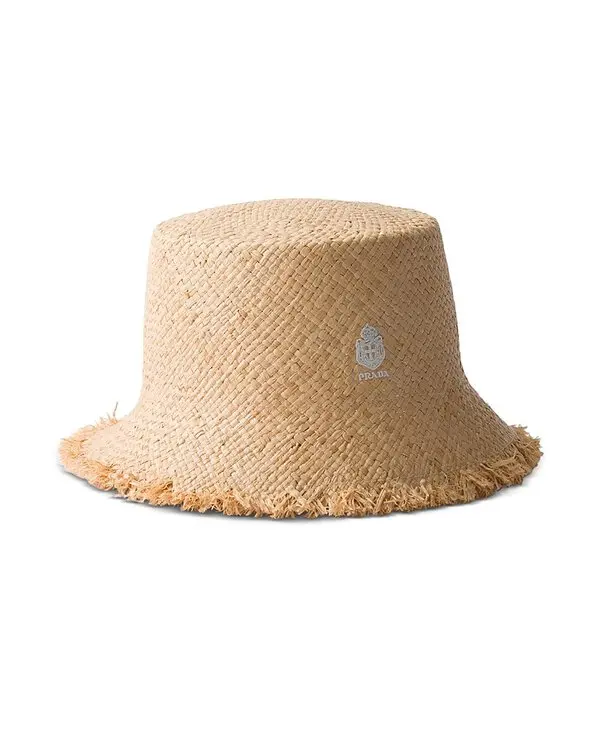 Prada Raffia Bucket Hat