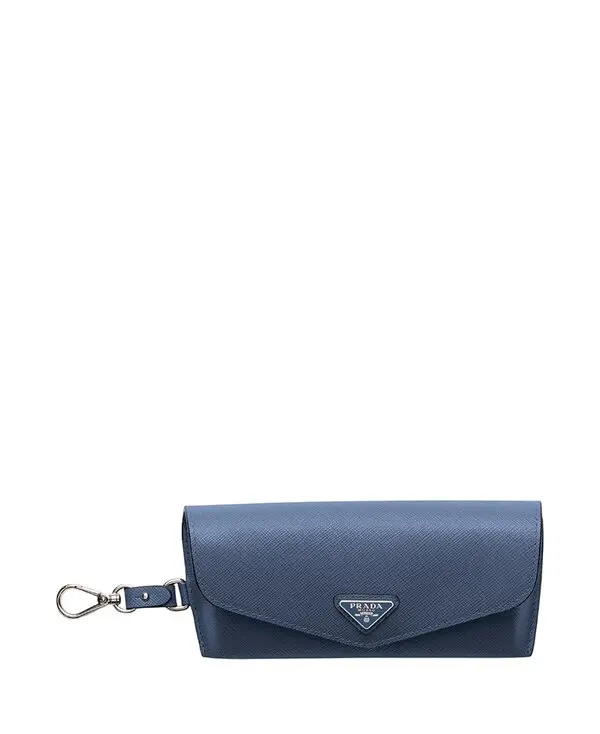 Prada Saffiano Leather Eyeglasses Case - Blue